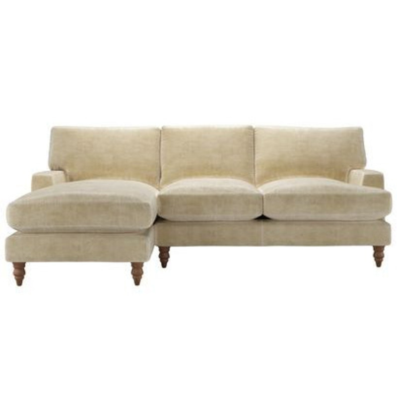 Isla Medium LHF Chaise Sofa in Apollo Easy Care Velvet - sofa.com by ...