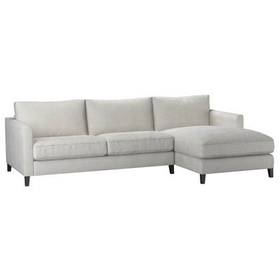 Izzy Medium RHF Chaise Sofa in Shell Heathland Weave - sofa.com by sofa ...