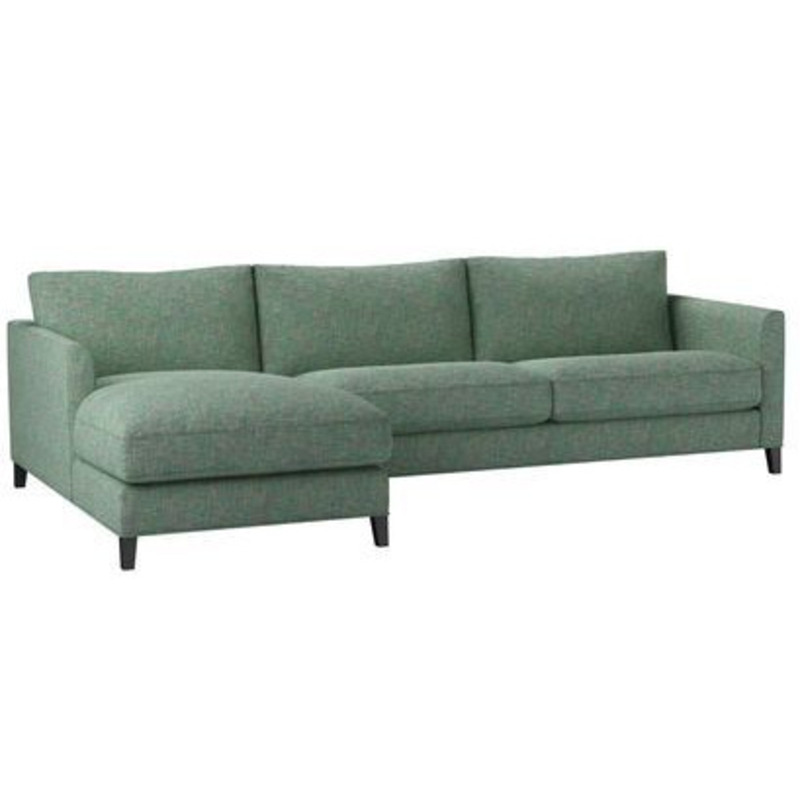 Izzy Large LHF Chaise Sofa in Waterlily Impressionist Tweed - sofa.com ...