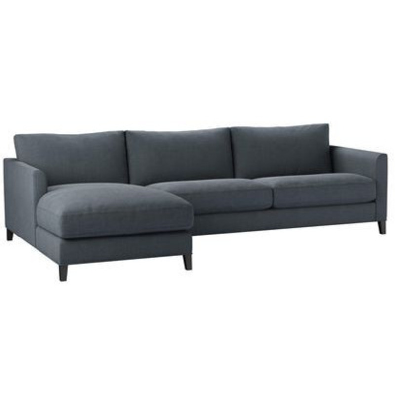 Izzy Large LHF Chaise Sofa in Flint Vermeer Linen - sofa.com by sofa ...