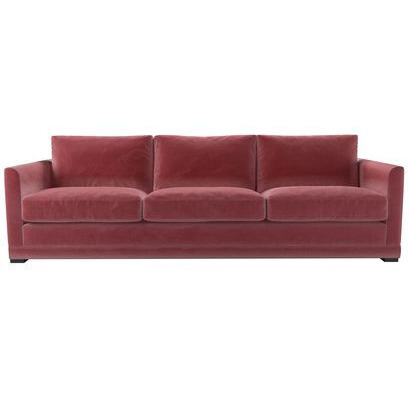 Aissa 4 Seat Sofa in Dusty Rose Cotton Matt Velvet - sofa.com by sofa ...