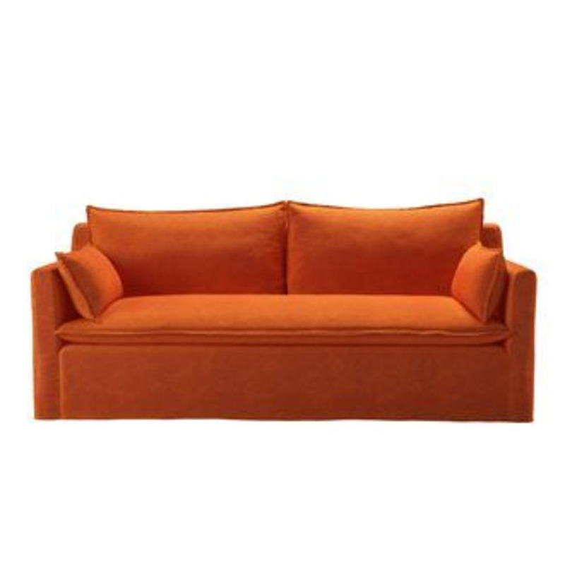 Anders 3 Seat Sofa in Paprika Smart Velvet - sofa.com by sofa.com ...