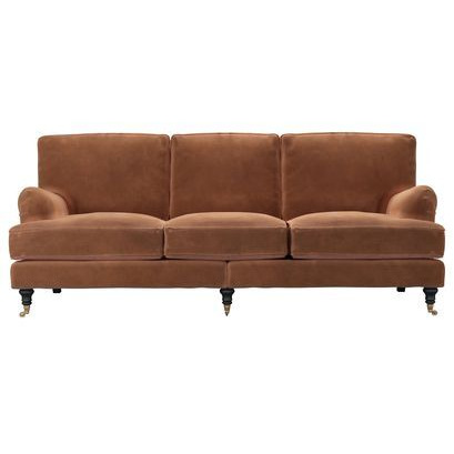Bluebell 4 Seat Sofa in Cinnamon Smart Velvet - sofa.com by sofa.com ...