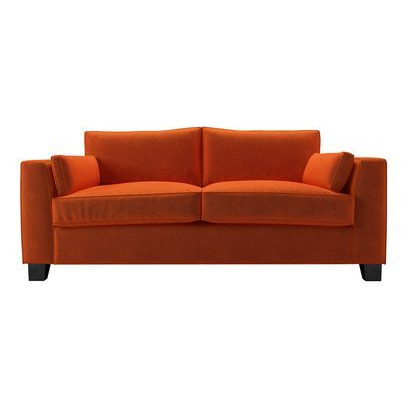 Bowie 3 Seat Sofa in Paprika Smart Velvet - sofa.com by sofa.com ...