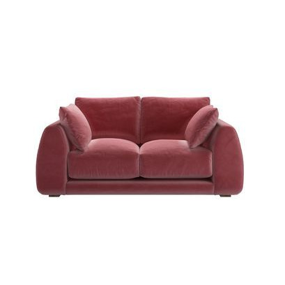 Carmel 2.5 Seat Sofa in Dusty Rose Cotton Matt Velvet - sofa.com by ...