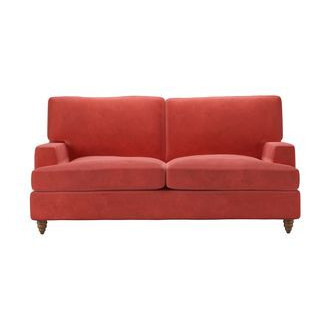 Isla 2 Seat Sofa bed in Wild Raspberry Smart Velvet - sofa.com by sofa ...