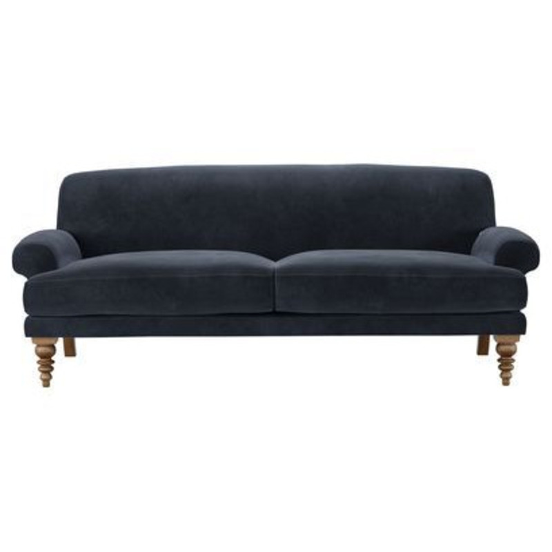 Saturday 3 Seat Sofa (breaks down) in Mercury Cashmere Velvet - sofa ...