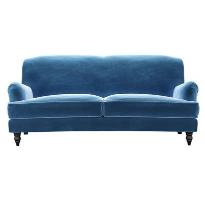 Snowdrop 3 Seat Sofa in Bahama Cotton Matt Velvet - sofa.com by sofa ...