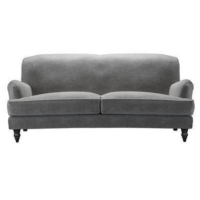 Snowdrop 3 Seat Sofa in Earl Grey Smart Velvet - sofa.com by sofa.com ...