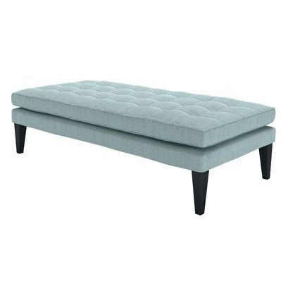 Club Large Rectangular Footstool in Coastal House Herringbone Weave ...