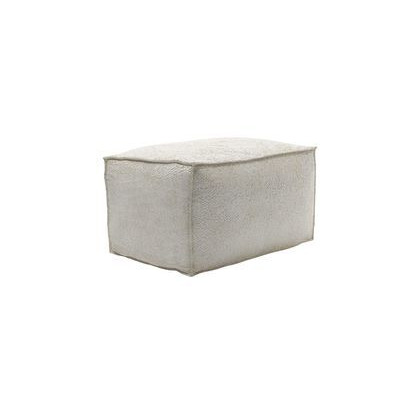Isaac Small Rectangular Footstool in Oyster Luxe Boucle - sofa.com by ...