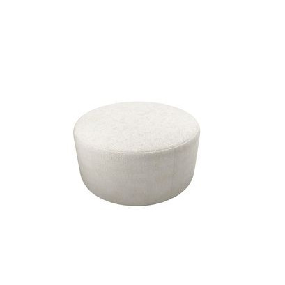 Luna Large Round Footstool in Oyster Luxe Boucle - sofa.com by sofa.com ...