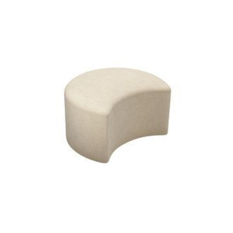 Luna Half Moon Footstool in Shearling Hygge Chunky Weave - sofa.com by ...