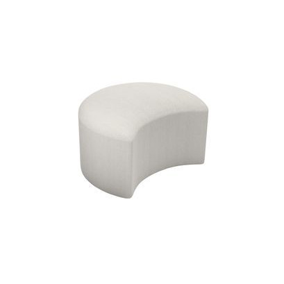 Luna Half Moon Footstool in Clay House Herringbone Weave - sofa.com by ...