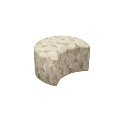 Luna Half Moon Footstool in Desert Pyramid Textured Weave - sofa.com by ...