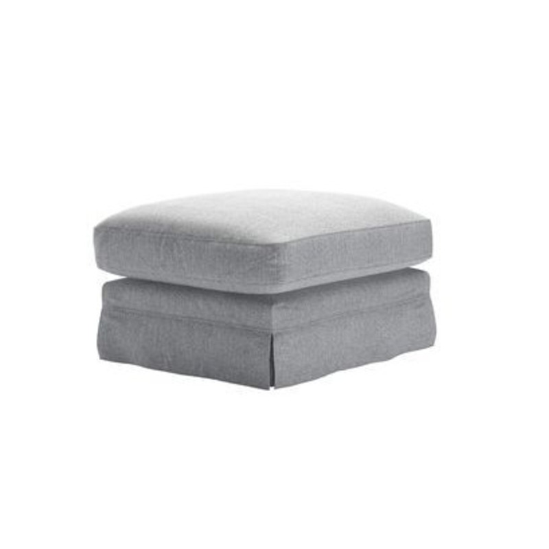 Otto Large Rectangular Footstool in Arctic Wolf Quartz - sofa.com by ...