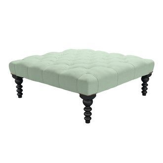 Valentin Large Square Footstool in Miami House Basket Weave - sofa.com ...