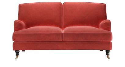 Bluebell Removable Cover 2 Seat Sofa in Wild Raspberry Smart Velvet ...