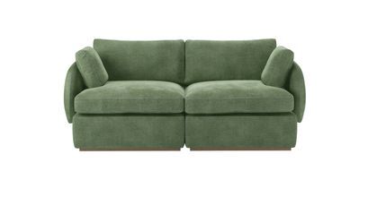 Ren 2 Seat Sofa in Lilypad Aquaclean Clever Canvas - sofa.com by sofa ...