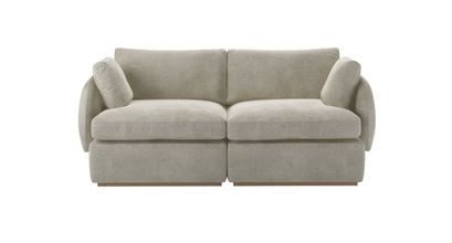 Ren 2 Seat Sofa in Sand Aquaclean Clever Canvas - sofa.com by sofa.com ...