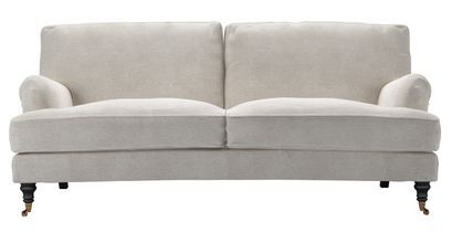 Bluebell 3 Seat Sofa (breaks down) in Polar Aquaclean Clever Canvas ...