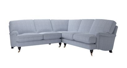 Bluebell Medium Corner Sofa in Uniform House Herringbone Weave - sofa ...