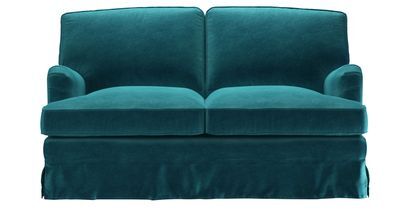 Bluebell Skirted Cover 2 Seat Sofa in Neptune Smart Velvet - sofa.com by sofa.com | ufurnish.com