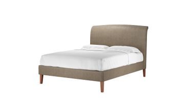 Thea King Bed in Pewter Grain Leather - sofa.com by sofa.com | ufurnish.com