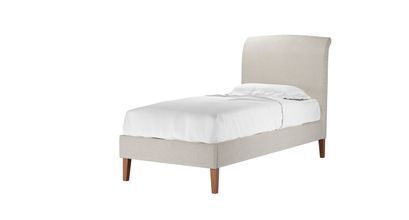 Thea Single Bed in Chalk Hygge Smart Linen - sofa.com by sofa.com ...