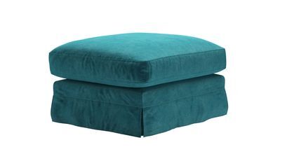 Otto Large Rectangular Footstool in Neptune Smart Velvet - sofa.com by ...