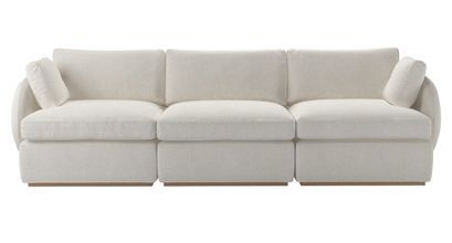 Ren 3 Seat Sofa in Cloud Aquaclean Clever Boucle - sofa.com by sofa.com ...
