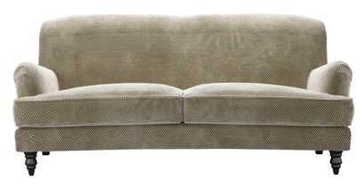 Snowdrop 3 Seat Sofa (breaks down) in Cappuccino Bubble Velvet - sofa ...