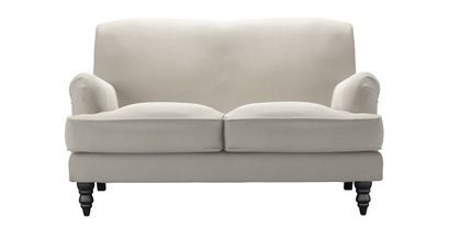 Snowdrop 2 Seat Sofa (breaks down) in Stoneware Easy Cotton - sofa.com ...