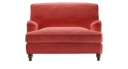 Bluebell Removable Cover Loveseat Sofa Bed in Dusty Rose Cotton Matt ...