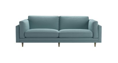 Marco 3 Seat Sofa in Lagoon Brushed Linen Cotton - sofa.com by sofa.com ...