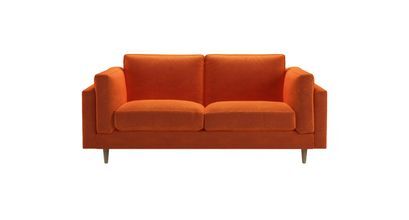 Marco 2 Seat Sofa in Paprika Smart Velvet - sofa.com by sofa.com ...