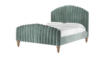 Bella King Bed in Peppermint Bubble Velvet - sofa.com by sofa.com ...
