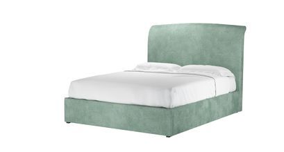 Thea King Ottoman Bed in Sea Foam Aquaclean Clever Canvas - sofa.com by ...