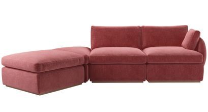 Ren RHF Modular Sofa in Berry Brushstroke - sofa.com by sofa.com ...