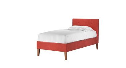 Avery 100cm Single Bed in Wild Raspberry Smart Velvet - sofa.com by ...