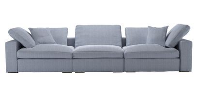 Long Island 3 Seat Modular Sofa in Uniform House Herringbone Weave ...