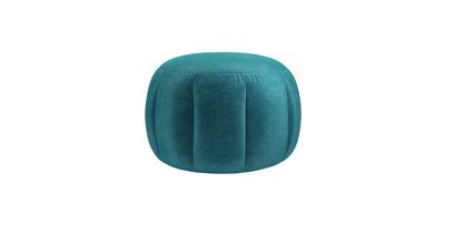 Harper Round Footstool in Neptune Smart Velvet - sofa.com by sofa.com ...