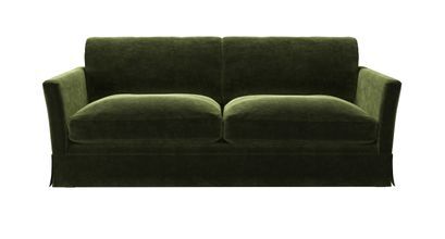 Otto 3 Seat Sofa Bed in Green Velvet - sofa.com by sofa.com | ufurnish.com