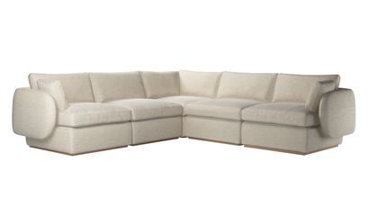 Ren Medium Corner Sofa in Jasmine Silky Jacquard Weave - sofa.com by ...
