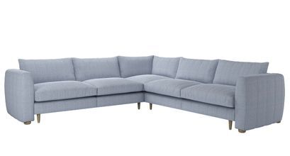 Tiffany Medium Corner Sofa in Uniform House Herringbone Weave - sofa ...
