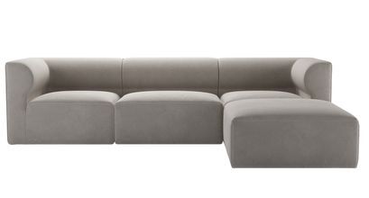 Cohen Complete Set with Footstool in Nimbus Aquaclean Clever Velvet ...