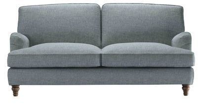 Bluebell Removable Cover 3 Seat Sofa Bed in Cornflower Silky Jacquard Weave - sofa.com by sofa ...