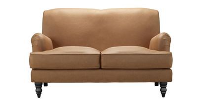 Snowdrop 2 Seat Sofa in Saddle Antique Leather - sofa.com by sofa.com ...