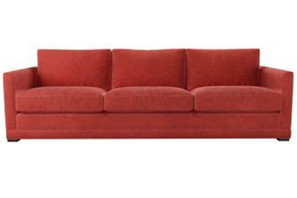 Aissa 4 Seat Sofa in Wild Raspberry Smart Velvet - sofa.com by sofa.com ...