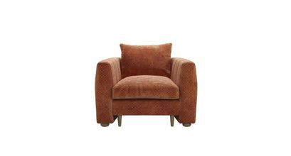 Tiffany Slim Armchair in Pomegranate Bubble Velvet - sofa.com by sofa ...